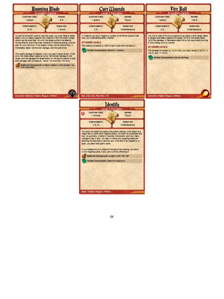 Spells | PDF | Magician (Fantasy) | Fantasy