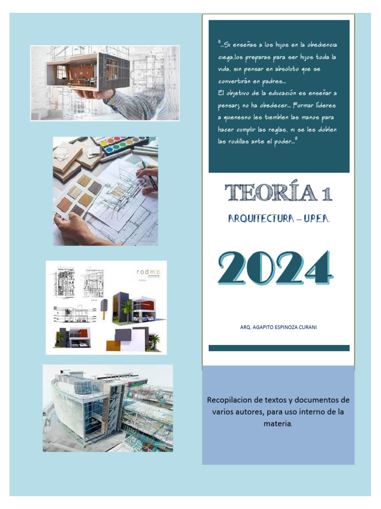 Teoria 2 2024 | PDF | Teoría | Diseño