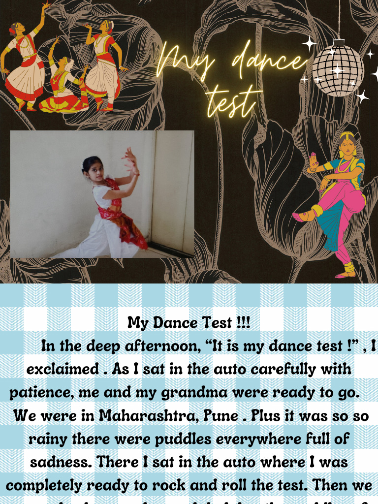 My Dance Test !!! in The Deep Afternoon, "It Is My Dance Test !", I ...