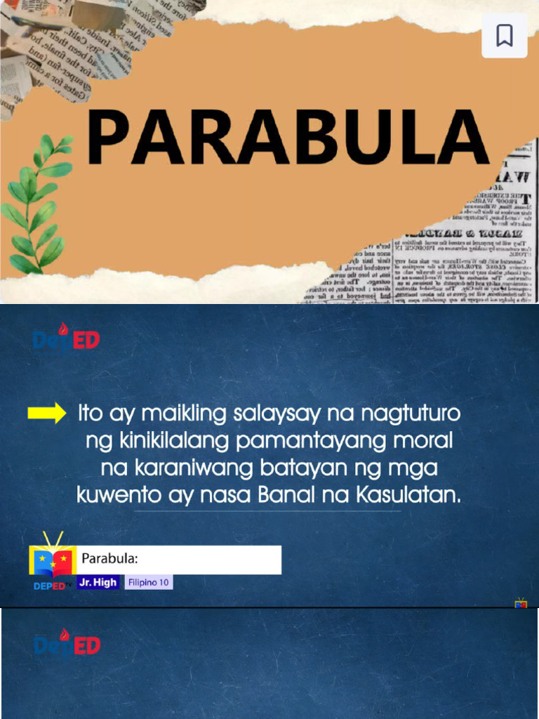 Parabula-Tusong Katiwala | PDF