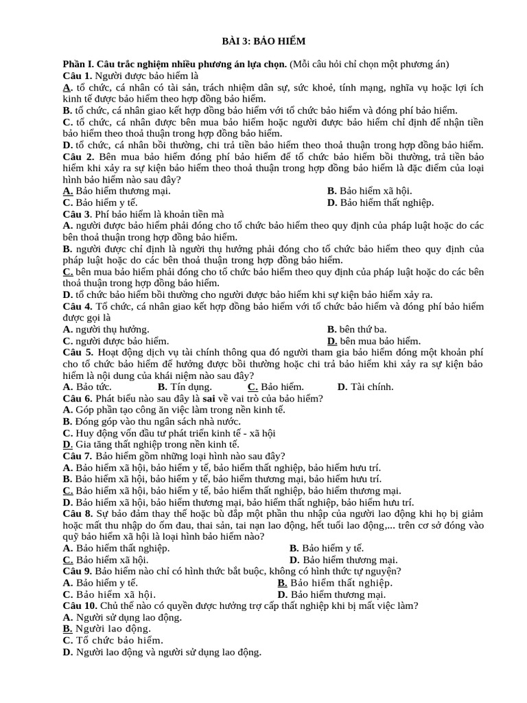 Bài 3 KNTT 2 - Đáp Án | PDF