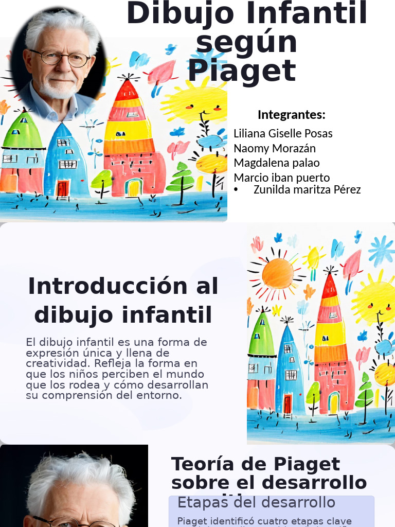 Dibujo Infantil Según Piaget | PDF | Desarrollo cognitivo | Dibujo