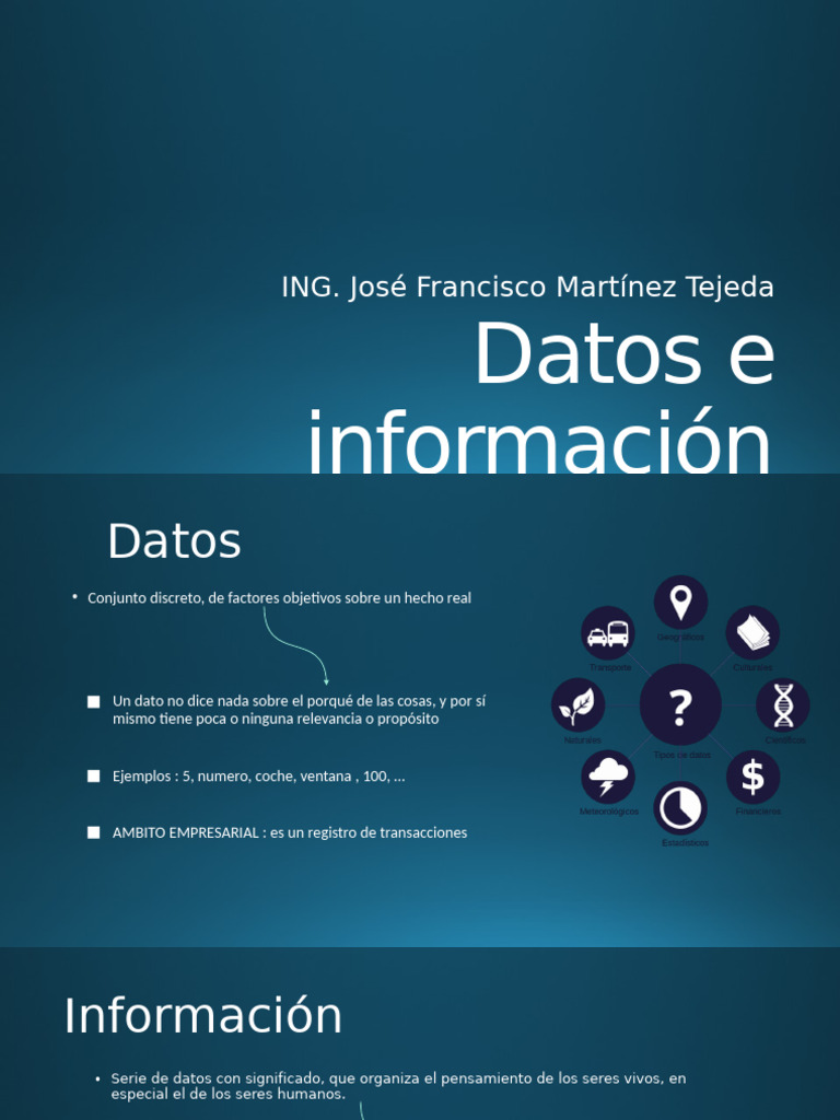 Libretas iBook: Datos e Información | PDF | SQL | Bases de datos
