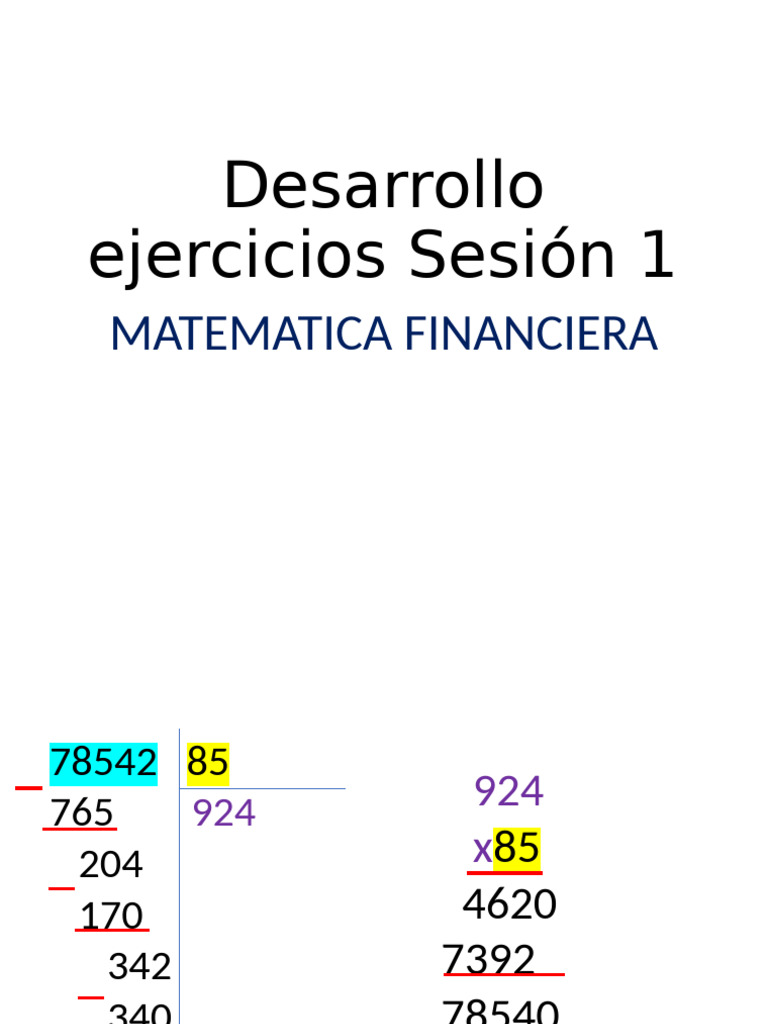 Desarrollo Ejercicios Sesión 1 | PDF