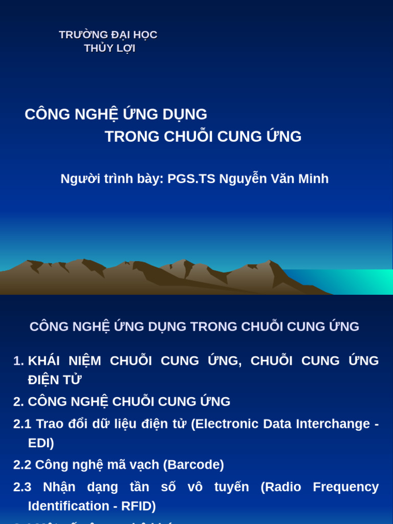 N.V. Minh - Công nghệ chuỗi cung ứng (10..22) | PDF