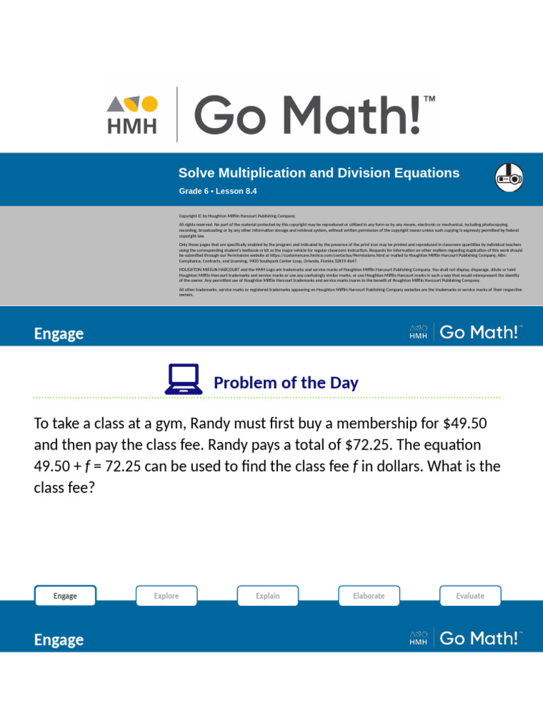 Multiplication and Division Equations | PDF | Equations | Copyright