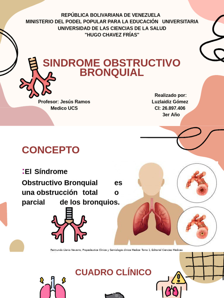 Síndrome Obstructivo Bronquial | PDF