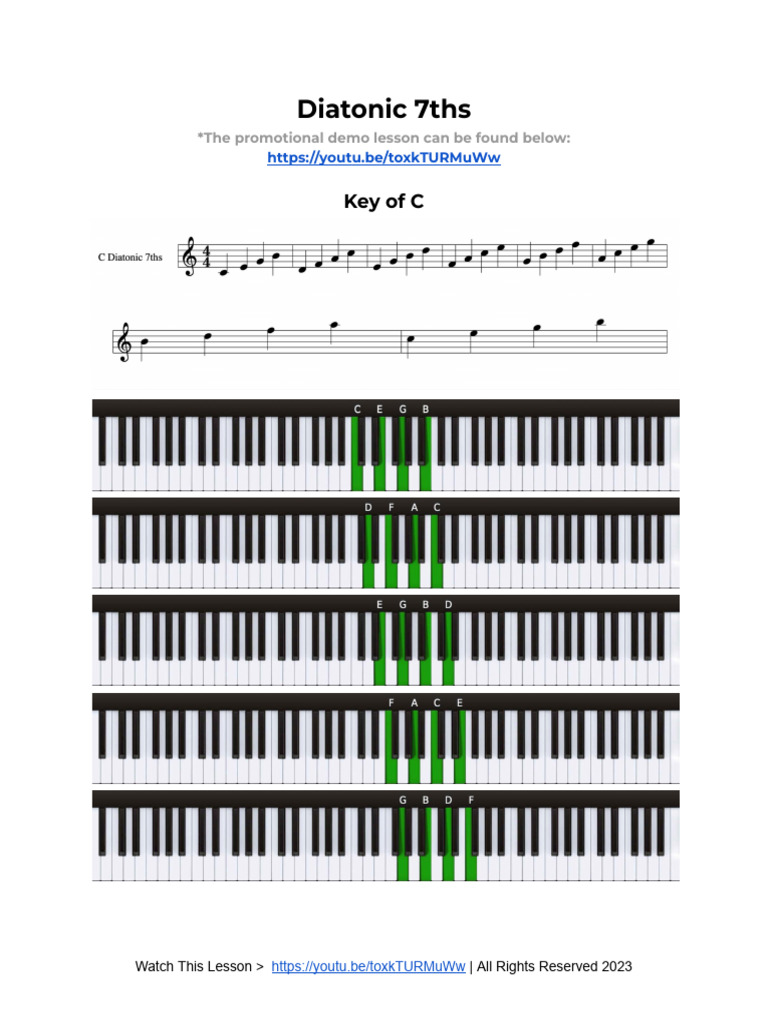01 Diatonic 7THS | PDF