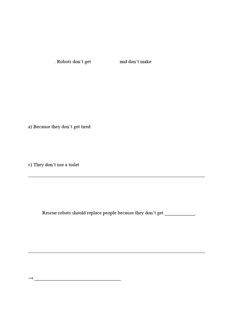 Fill in The Blanks With The Correct Words | PDF