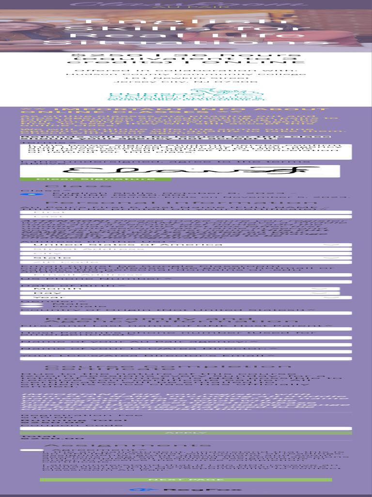 English Skills For Real Life Situations, ONLINE, October 8, 2023 | PDF