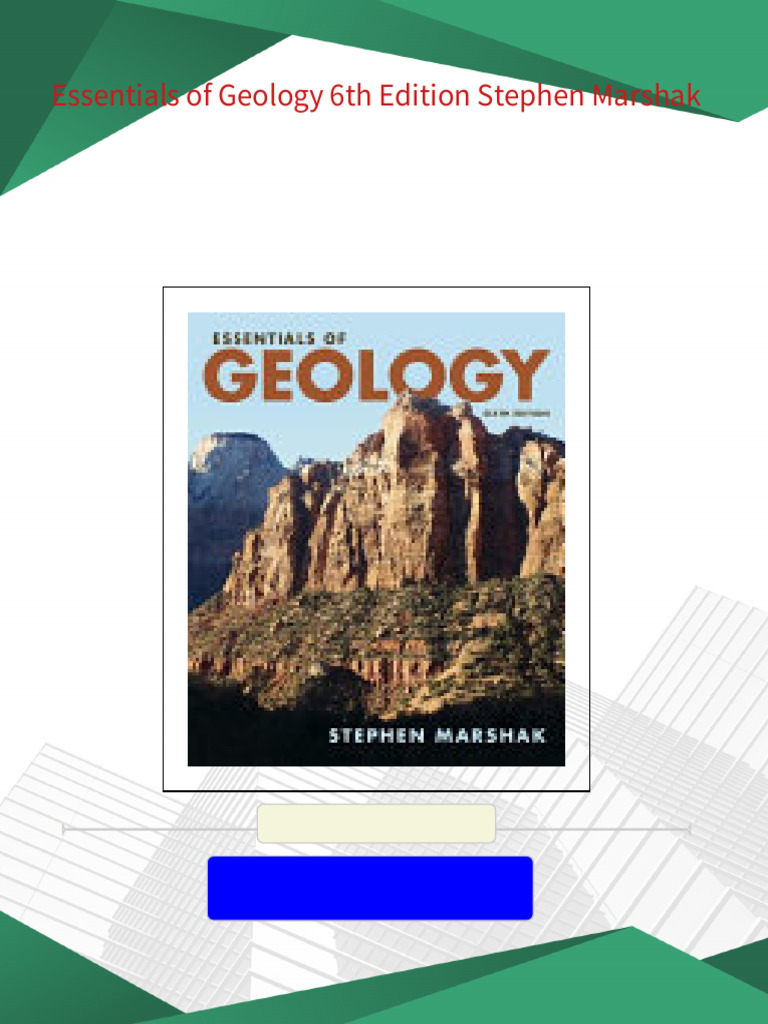 Essentials of Geology 6th Edition Stephen Marshak - Download The Full Ebook Now To Never Miss ...
