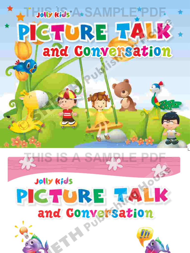 Jolly Kids Picture Talk Book | PDF