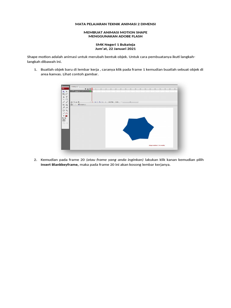 MEMBUAT_ANIMASI_MOTION_SHAPE_22 JANUARI 2021 | PDF
