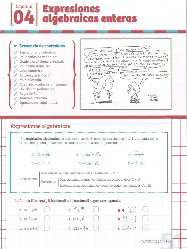 Expresiones Algebraicas | PDF