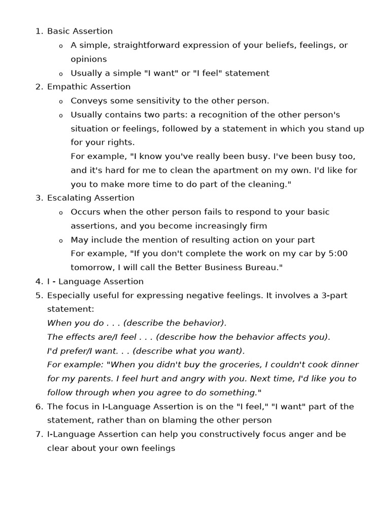 Basic Assertion | PDF