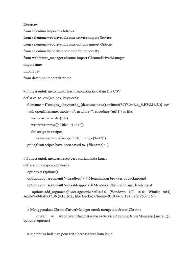 Scrapping Data | PDF