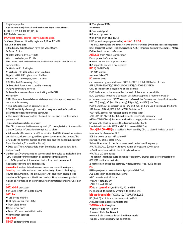 The Unit of Data Size | PDF | Random Access Memory | Digital Electronics