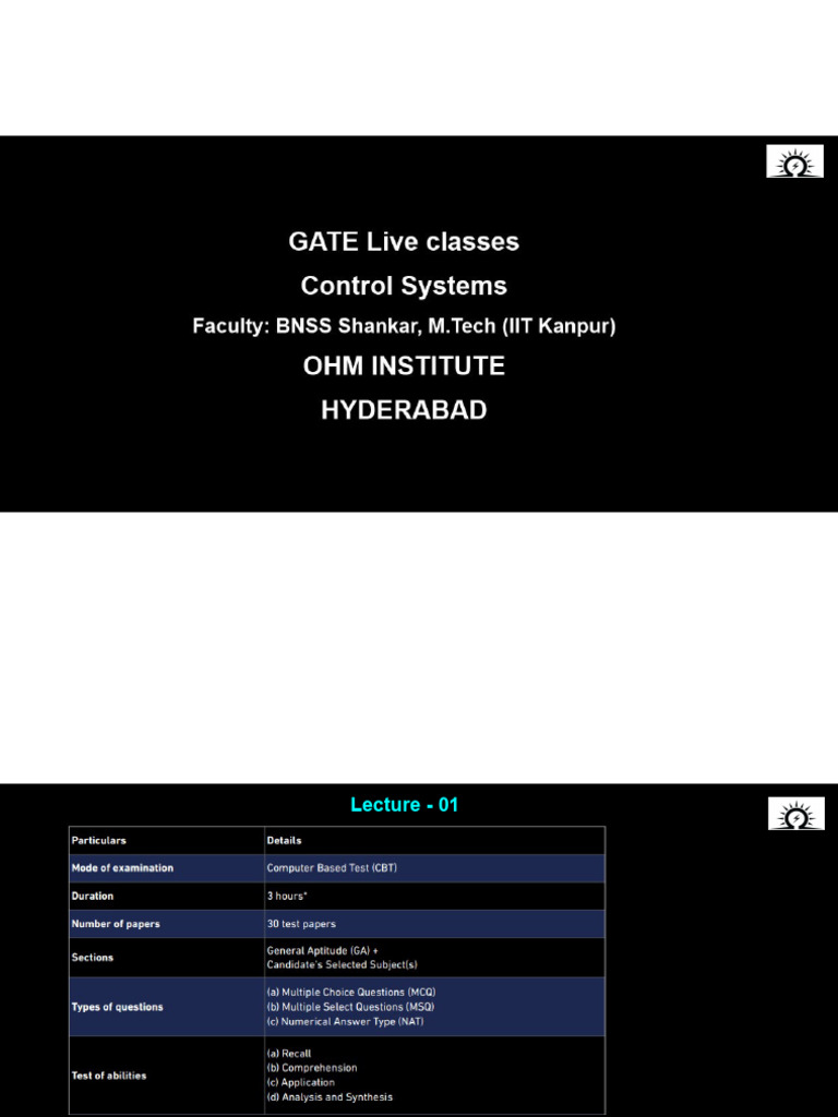 CH 1 | PDF | Control Theory | Equations