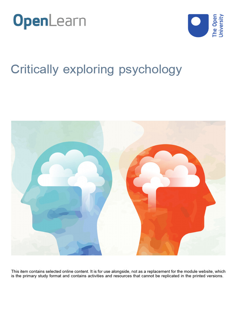 Critical Insights in Psychology | PDF | Psychology | Methodology
