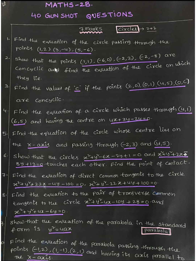 Maths 2a Important - 1742095265962-Compressed | PDF