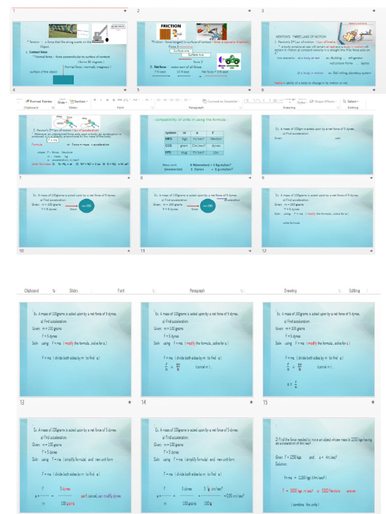 CH 4 PPT Newtons Law | PDF