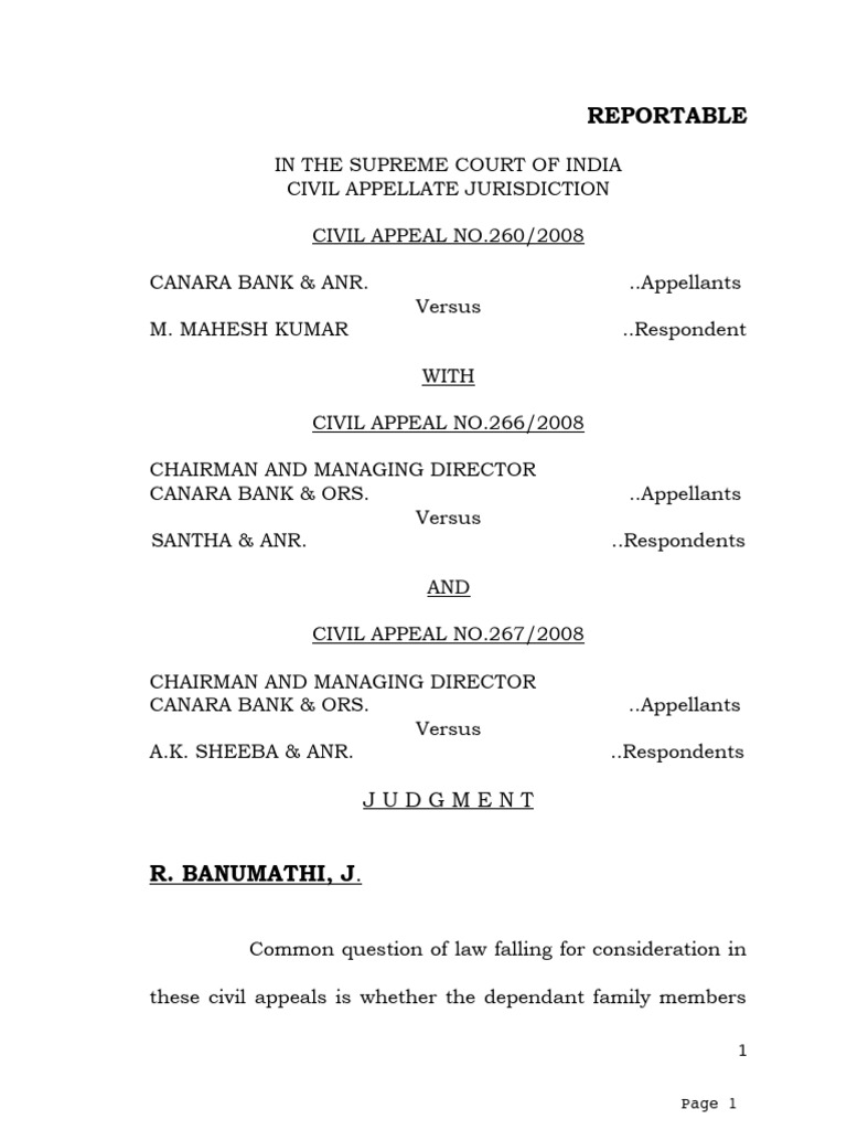 Compassionate Employment Cannot Be Claimed As A Matter of Right - The ...