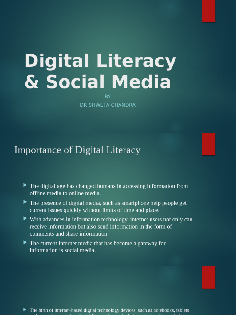 Importance of Digital Literacy & Netiquette | PDF | Internet | Blog