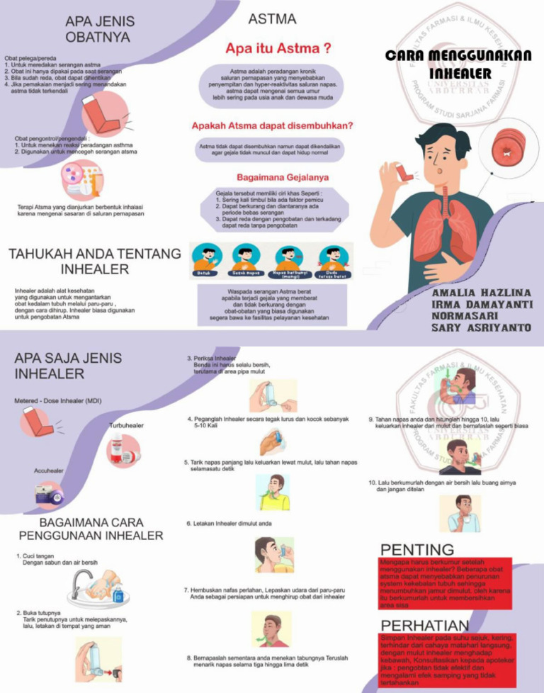 KEL 3 - Leaflet Cara Pakai Inhaler | PDF