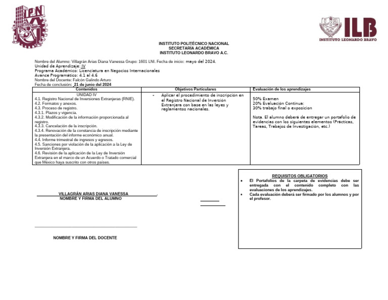 Registro de Inversiones Extranjeras en México | PDF