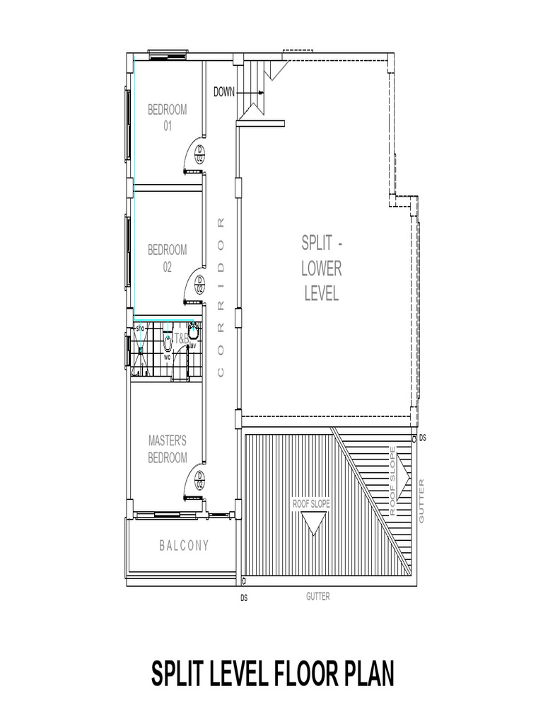 Split Level Floor Plan Design | PDF