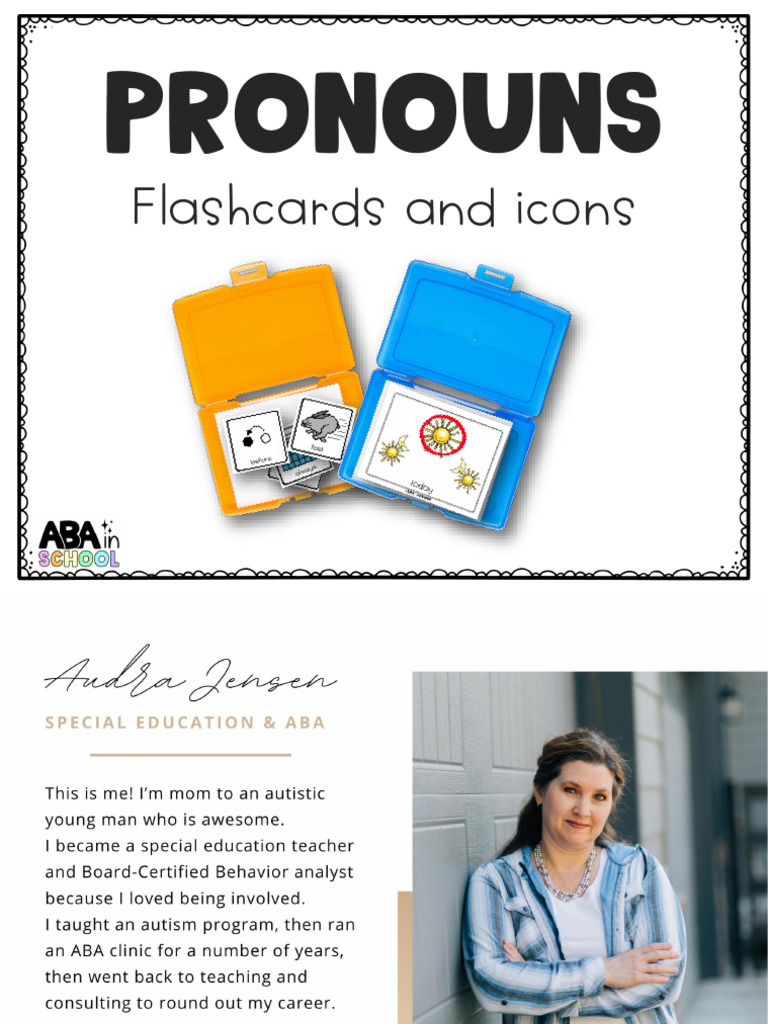 Pronouns: Flashcards and Icons | PDF | Internet | Digital Millennium ...