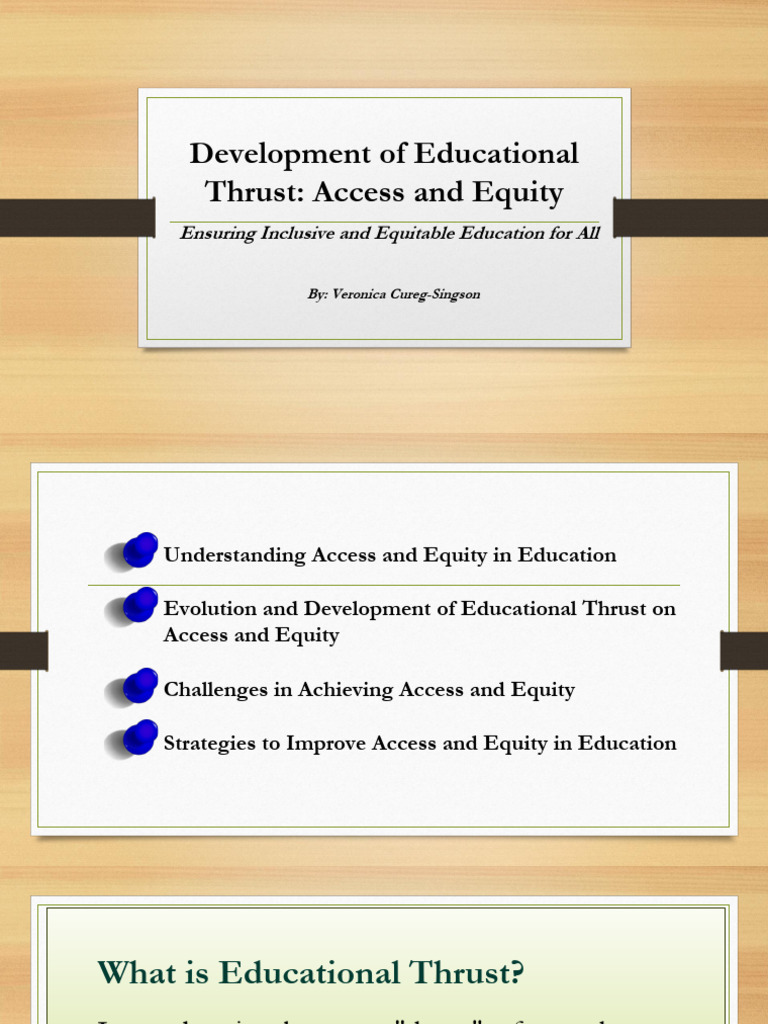 Development of Educational Thrust | PDF | Teachers | Educational Technology