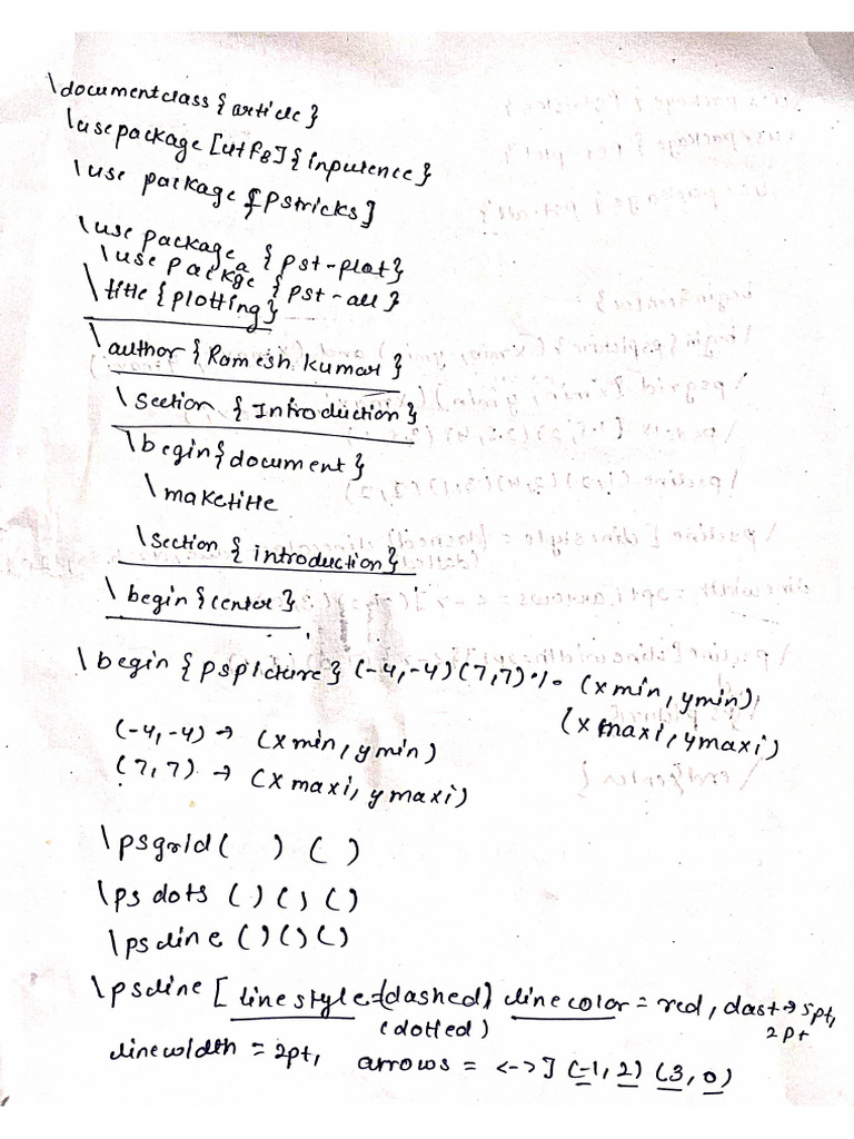 Class in Latex | PDF