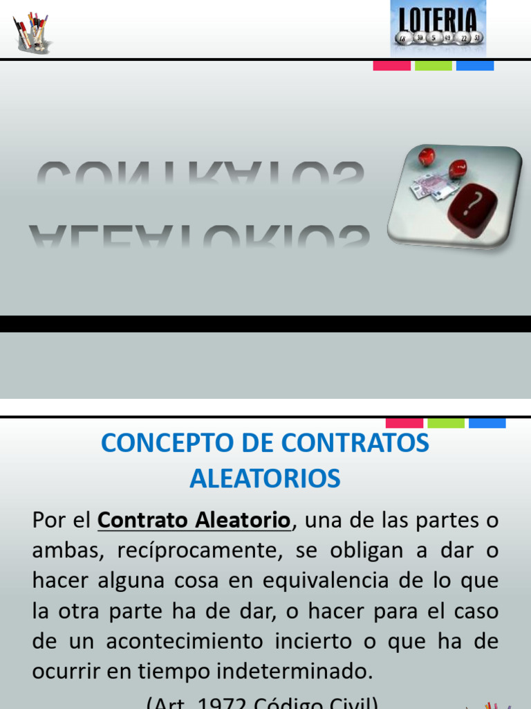 3- CONTRATOS ALEATORIOS | PDF