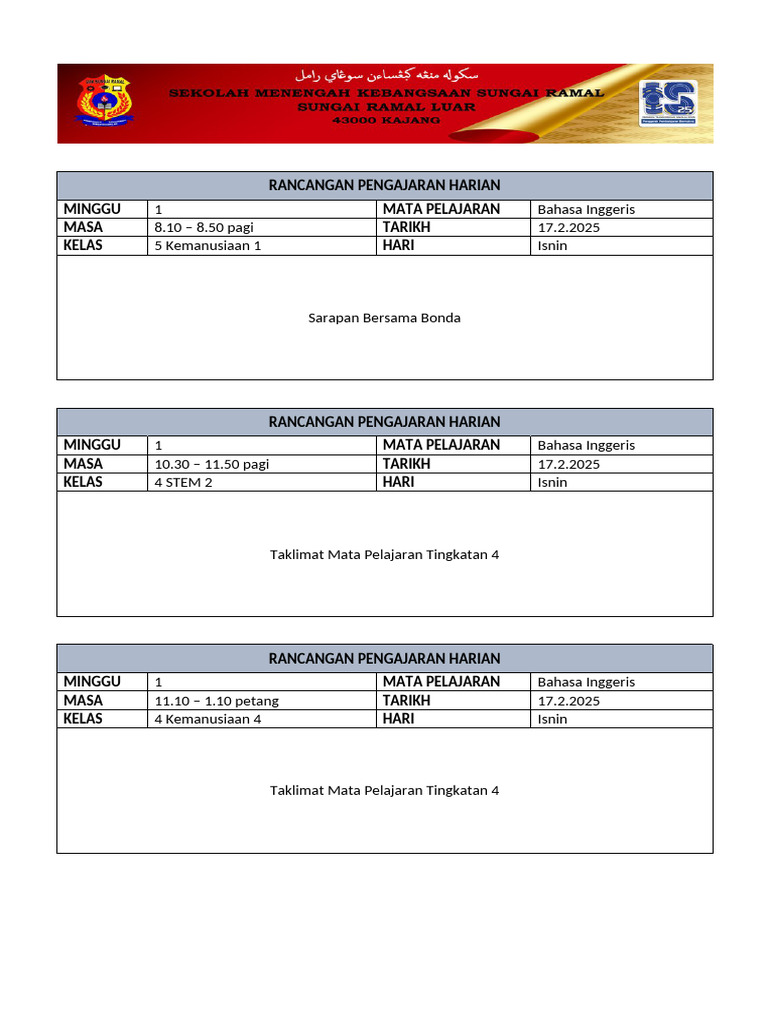 LP Week 1 2025 | PDF