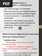 Law of Persons Chapter 1 Notes | PDF | Precedent | Common Law