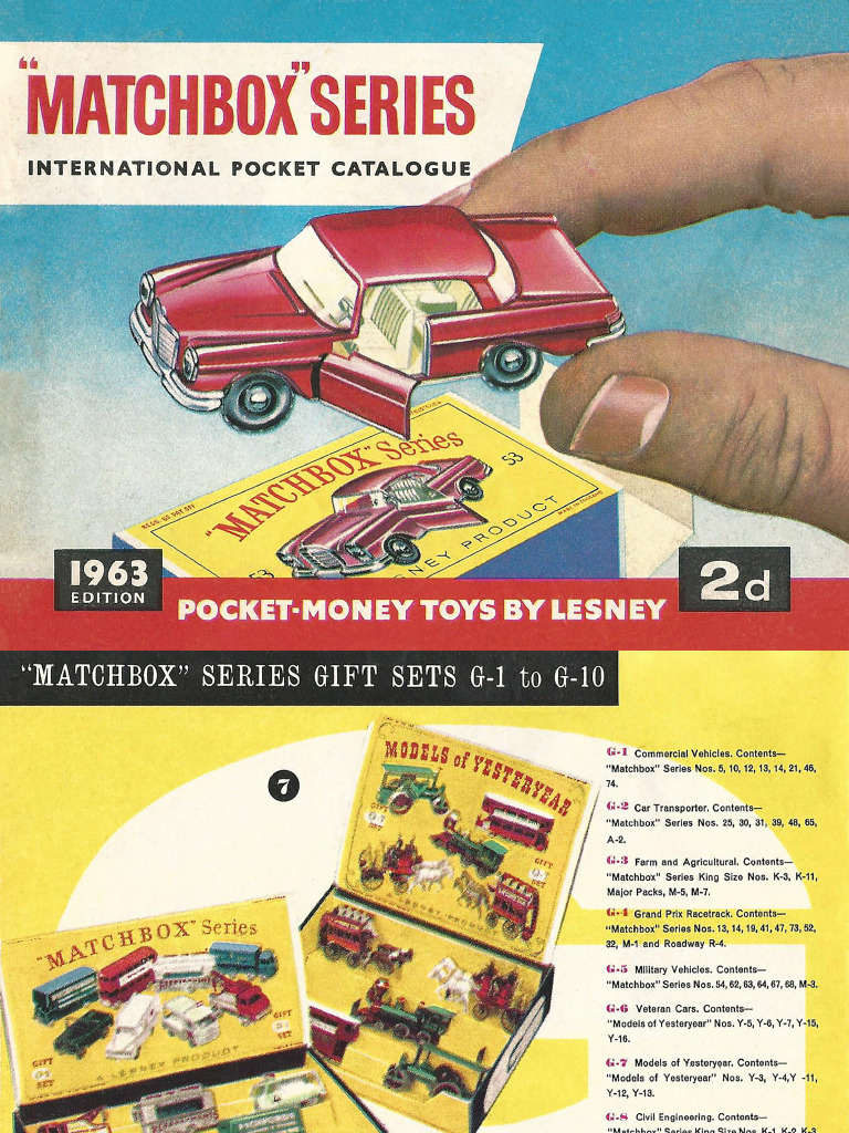 Matchbox 1963 International Catalog | PDF