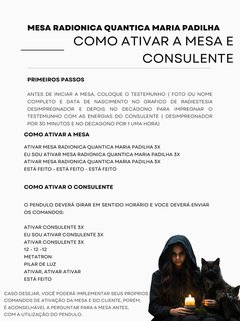 Como Ativar A Mesa e o Consulente | PDF