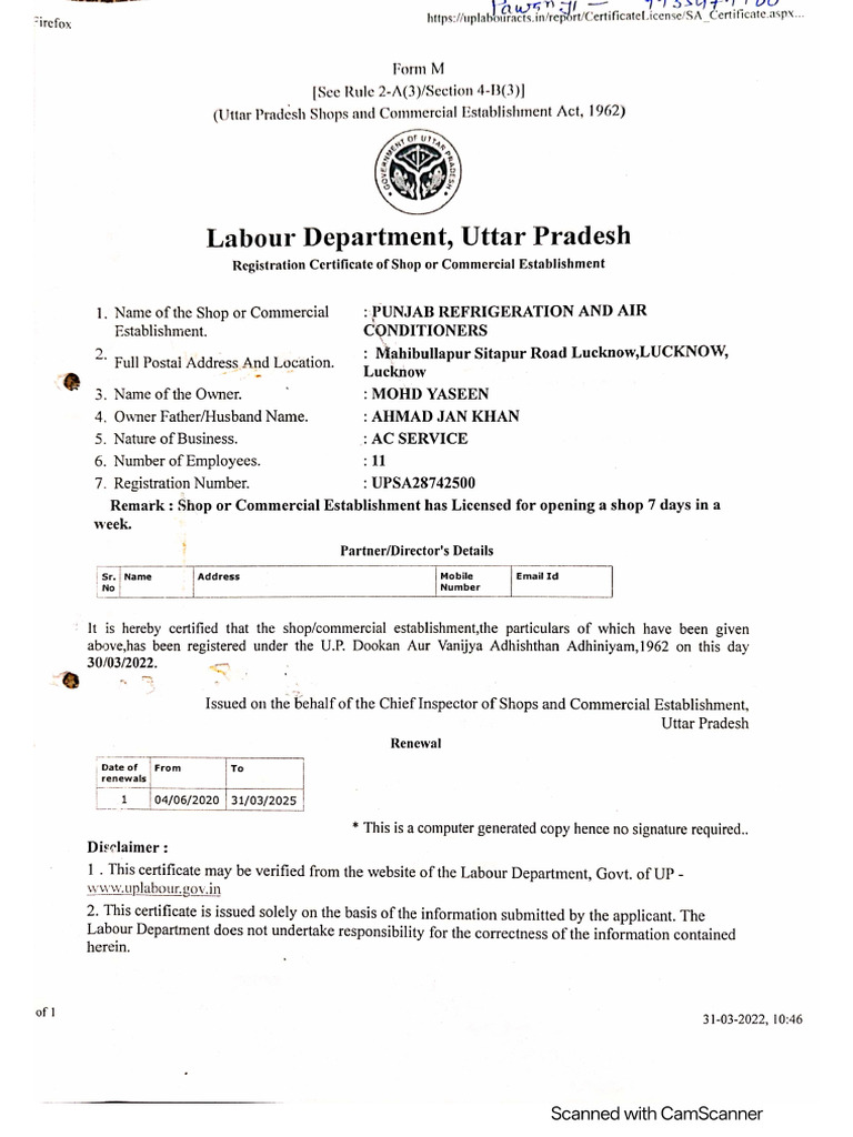 Labour Department | PDF