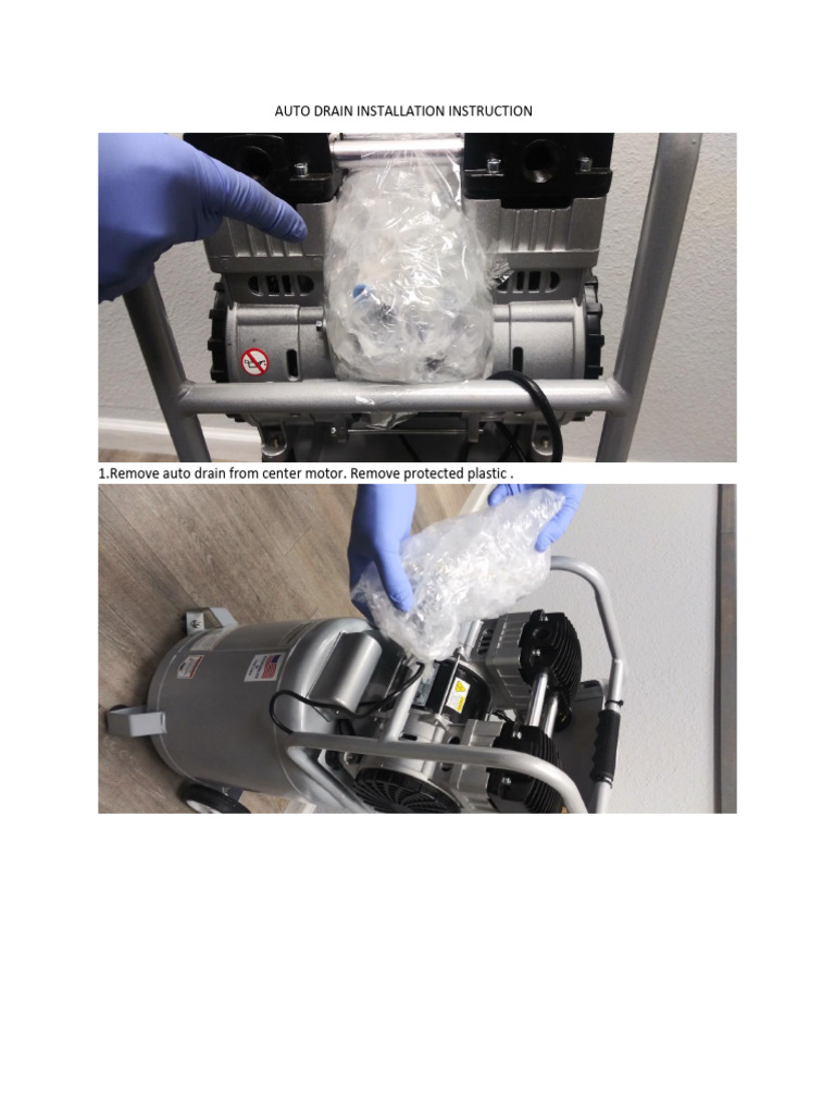 Auto Drain Installation Guide | PDF