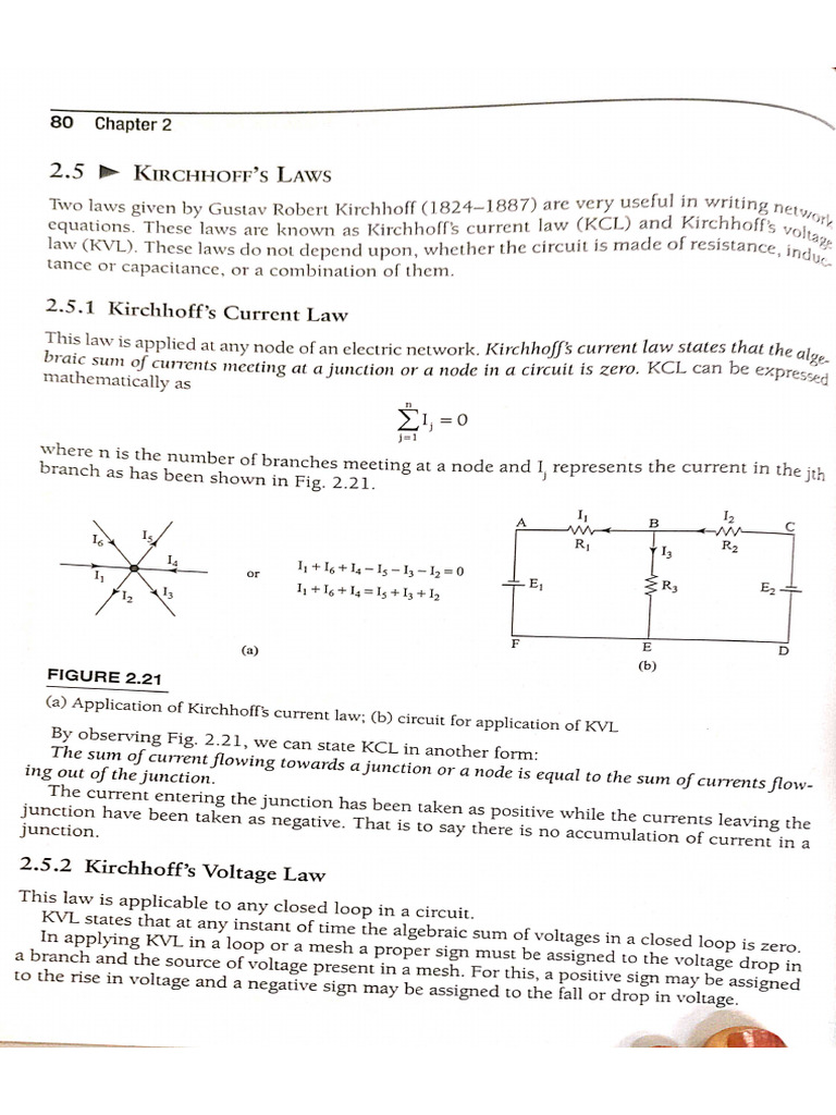 KVL & KCL Numericals | PDF