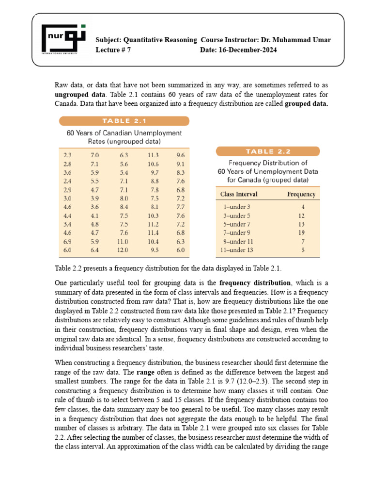 Lecture 7 Quantitative Reasoning | PDF | Histogram | Cartesian ...