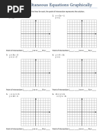 Quadratic Simultaneous Equations Worksheet | PDF | Quadratic Equation ...