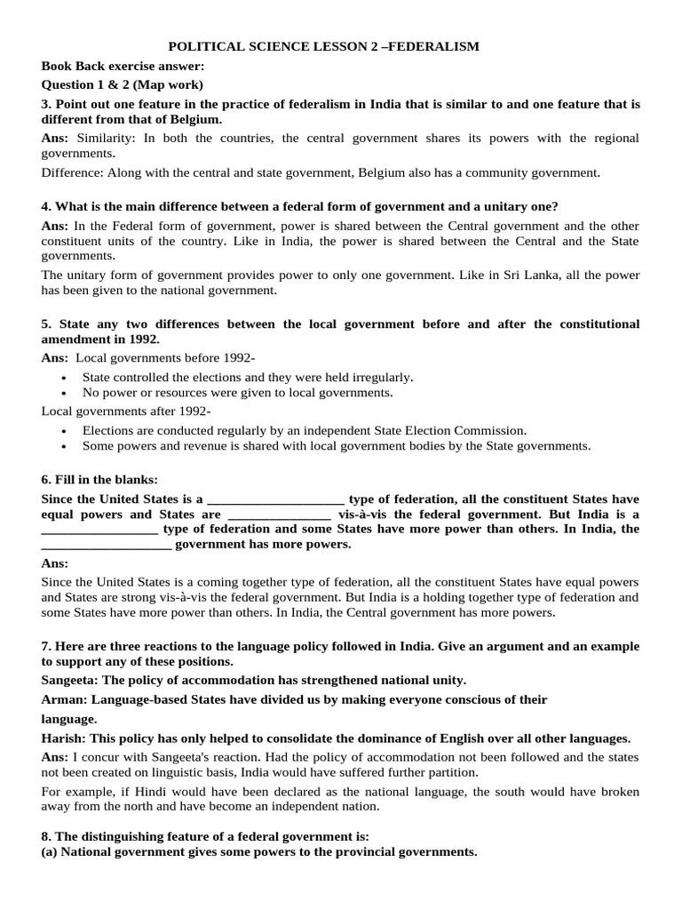 Political Science Lesson 2 X | PDF | Political Science | Justice