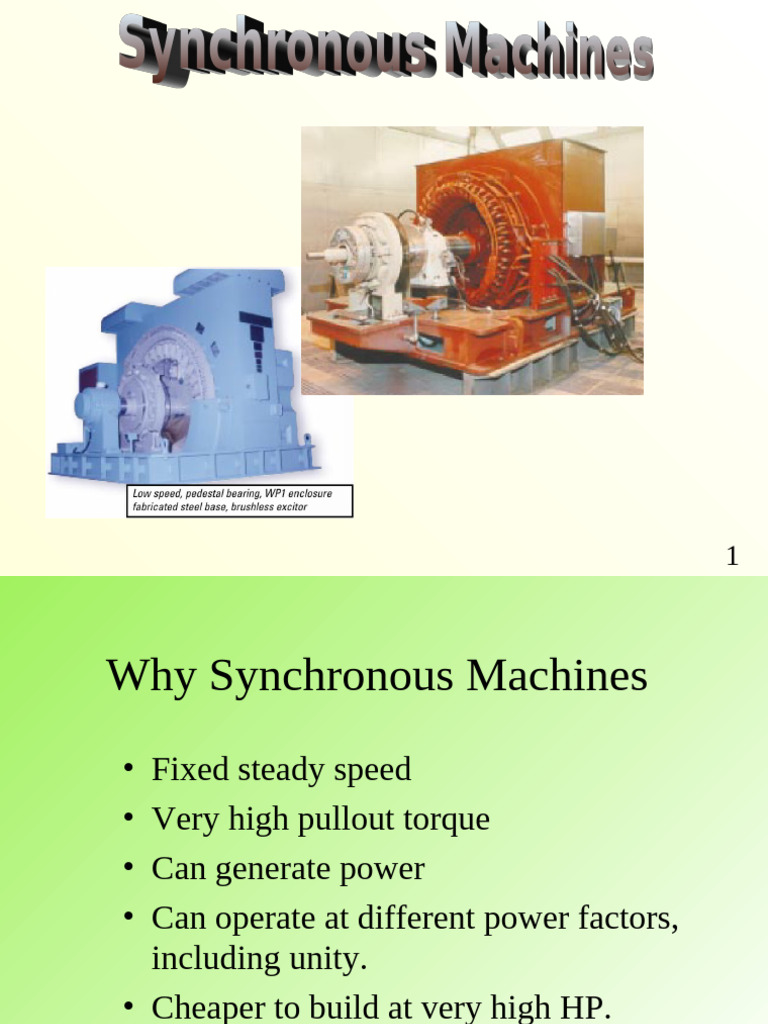 Motors 3 Sync Motor | PDF | Electric Motor | Electricity