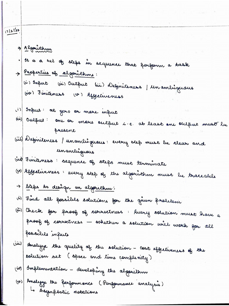 Algorithm Analysis | PDF