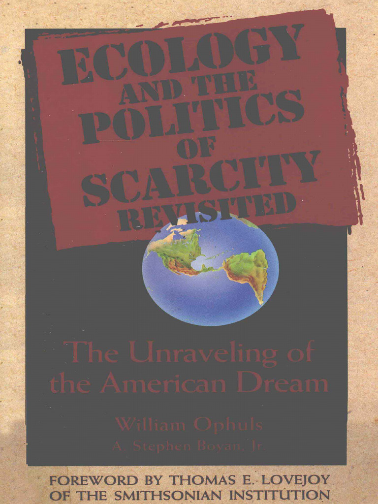 Ecology and Politics of Scarcity | PDF