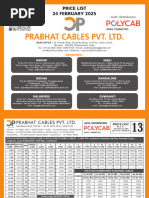 Polycab Pricelist 2021 | PDF | Wire | Electrical Conductor