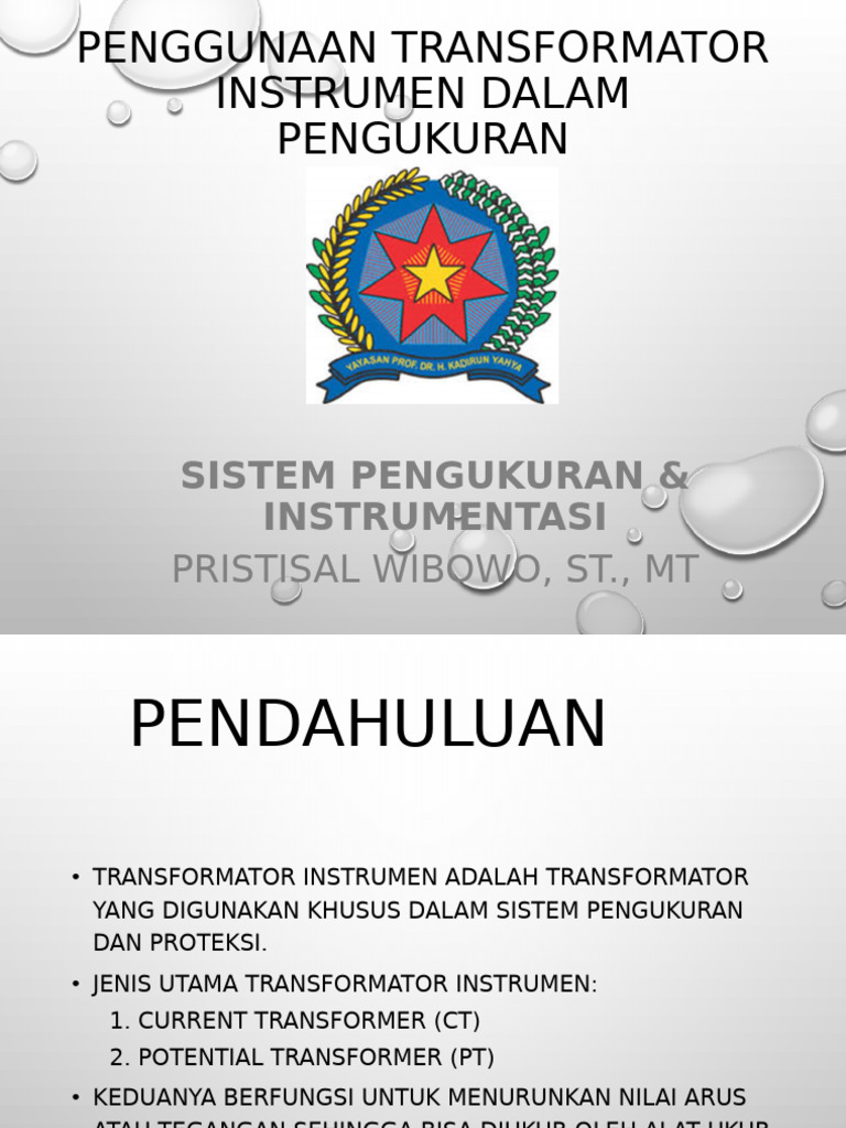 Penggunaan Transformator Instrumen Dalam Pengukuran | PDF