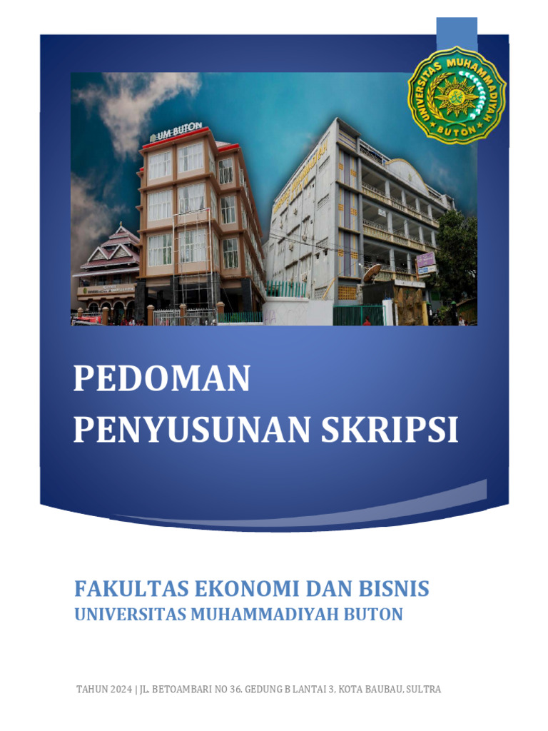 Pedoman Penyusunan Skripsi FEB 2024_Terbaru | PDF